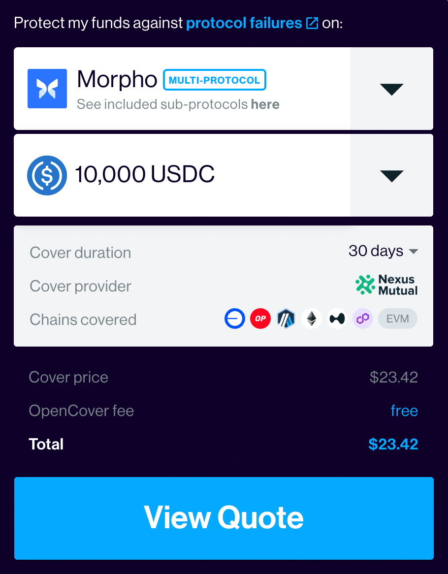 OpenCover DApp